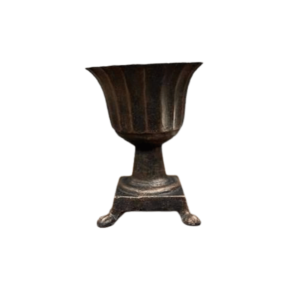 Cast Iron Roman Pot with Feet — Gleaming Gardens